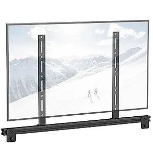 Upgrade Height & Depth Adjustable Soundbar TV Mount for Sonos Playbar Mount Under or above TV, Black Soundbar Mount for Sonos Playbar TV Mount with Hardware Kits Easy to Install