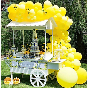 Yellow Balloons 5 Inch 100 Pack, JOGAMS Yellow Latex Balloons Mini Balloons Party Balloons for Sunflower Sunshine Bee Lemon Baby Shower Bridal Shower Birthday Party Decorations