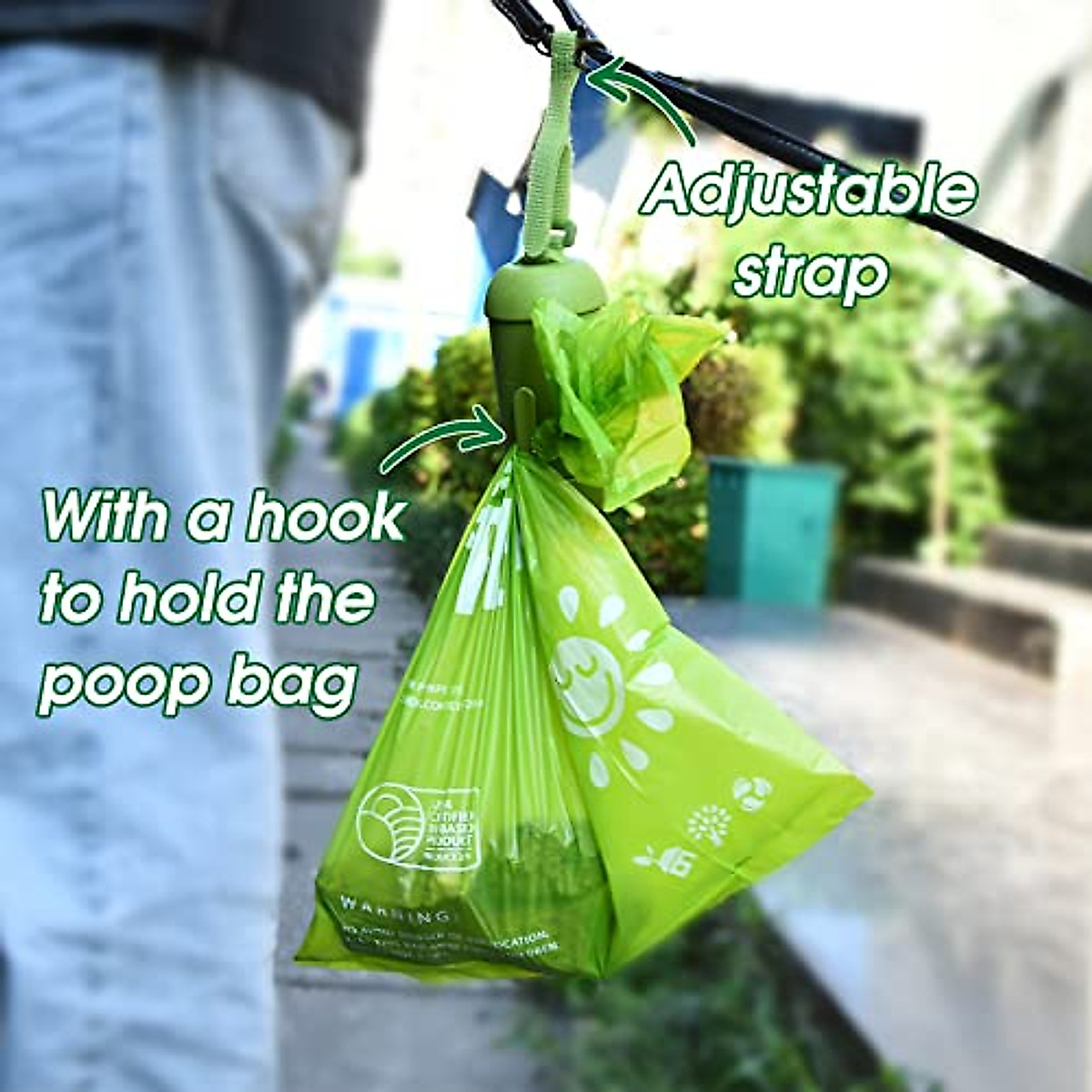 Pet N Pet Doggie Poop Bags, Thick Dog Poop Bag Rolls, Unscented Dog Bags for Poop, 720 Counts Dog Waste Bag, Doggie Poop Bags, Doggie Bags, 38% Plant Based & 62% PE Poop Bags For Dogs