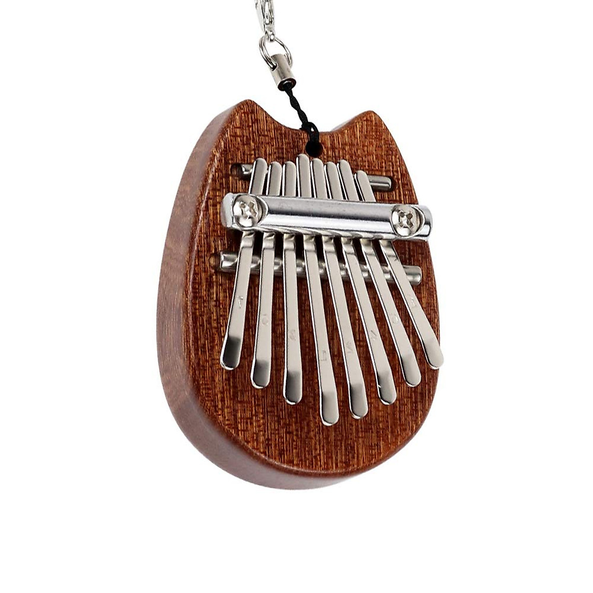 Mworld2 8 Key Mini Kalimba Exquisite Finger Thumb Piano, Mini Piano Musical Instruments, Professional Beginners Musical Instruments for Gift to Kids Friends Beginners