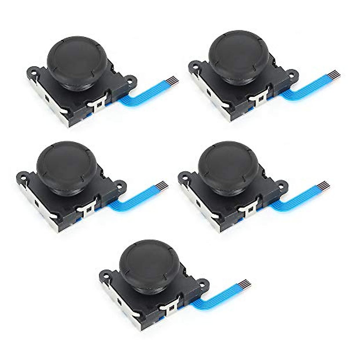 Wosune Joystick Button Materials Game Machine Joystick Button Lightweight Professional Chipsets for Switch Home Entertainment NS Controller
