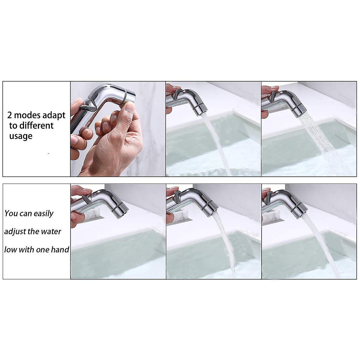 G-Sunny Quick-Connect Sink Faucet Sprayer Kit, Sink Hose Sprayer Accessories, Detachable Metal Adapter With Hand Shower,Hair Washing,Pet Cleaning,for Bathroom/Kitchen (Quick Connect Sprayer)