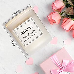 Premium Scented Candle | Aromatherapy Candle | Natural Soy Candles | Flora Fragrance Candle |Cotton Wick Candle| Ideal Gift for Man/Woman (Englis Pear & Freesia)