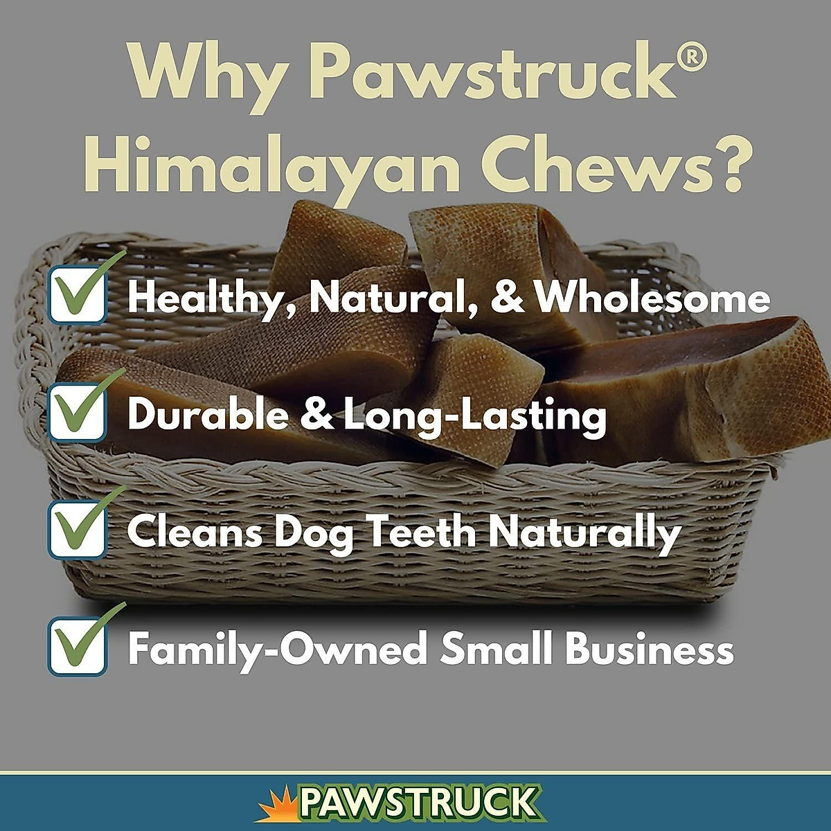 Pawstruck XL Monster Himalayan Yak Cheese Chews for Dogs - Premium Long Lasting Natural Treat for Aggressive Chewers - High Protein Odorless & Limited Ingredient - Pack of 1 - Packaging May Vary