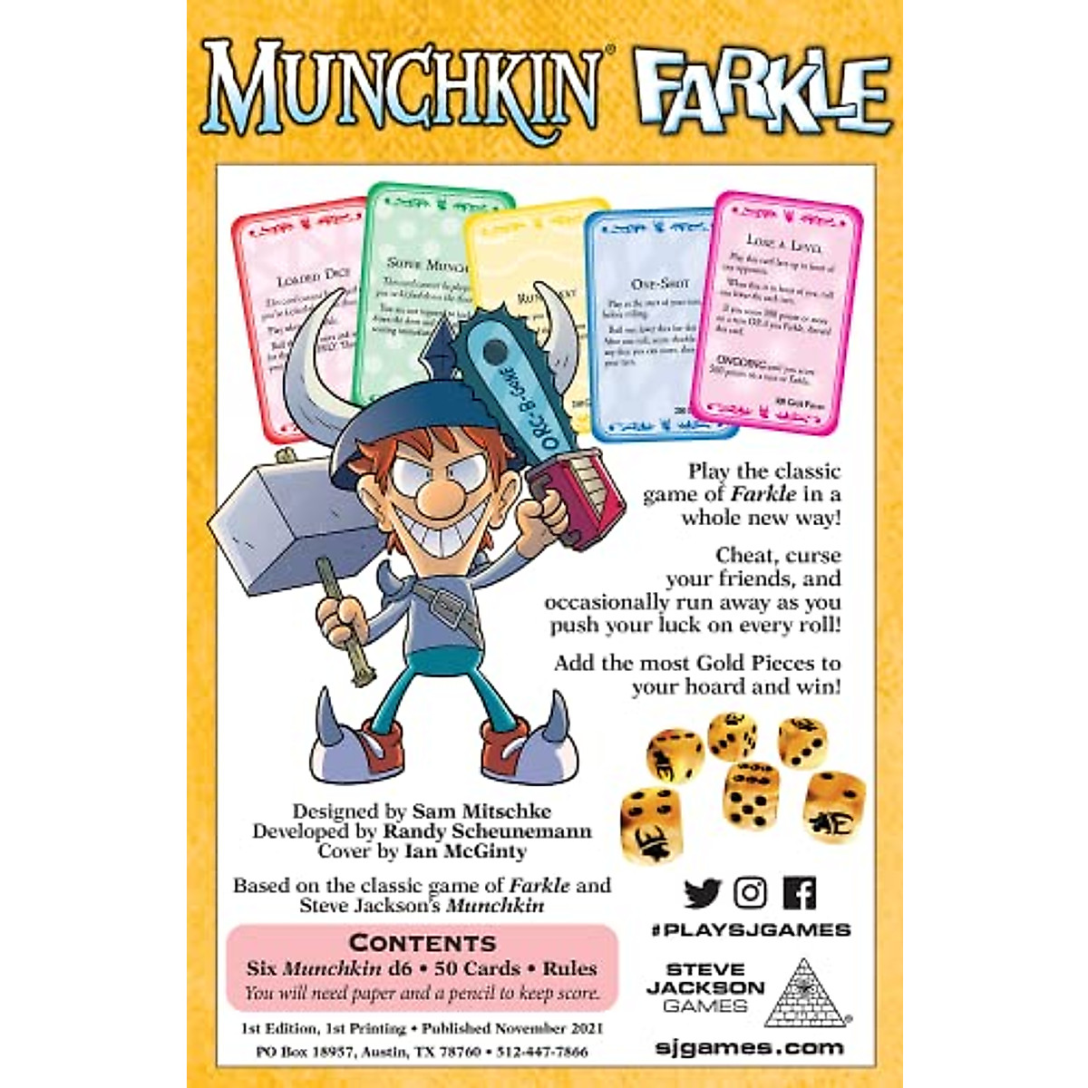Steve Jackson Games Munchkin Farkle