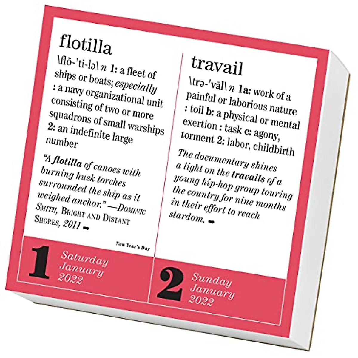 365 New Words-A-Year Page-A-Day Calendar 2022: For Students, Writers, Crossword Fanatics and Lovers of Language