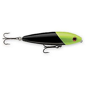 Rapala Skitter Walk 08 Fishing lure, 3.125-Inch, Black Chartreuse Head