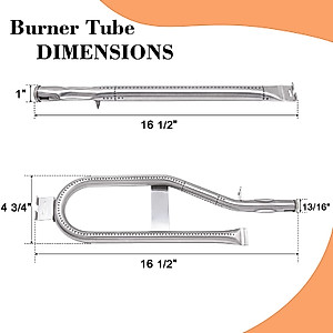 Adviace Grill Replacement Parts for Dyna-Glo DGH474CRP DGH483CRP DGH485CRP DGH474CRP-D DGH450CRP, Dyna Glo 5 Burner Grill Replacement Parts