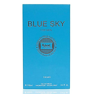 Hybrid & Company Blue Sky for men Men’s Classic Scent Perfume Eau De Toilette Spray 100 ML