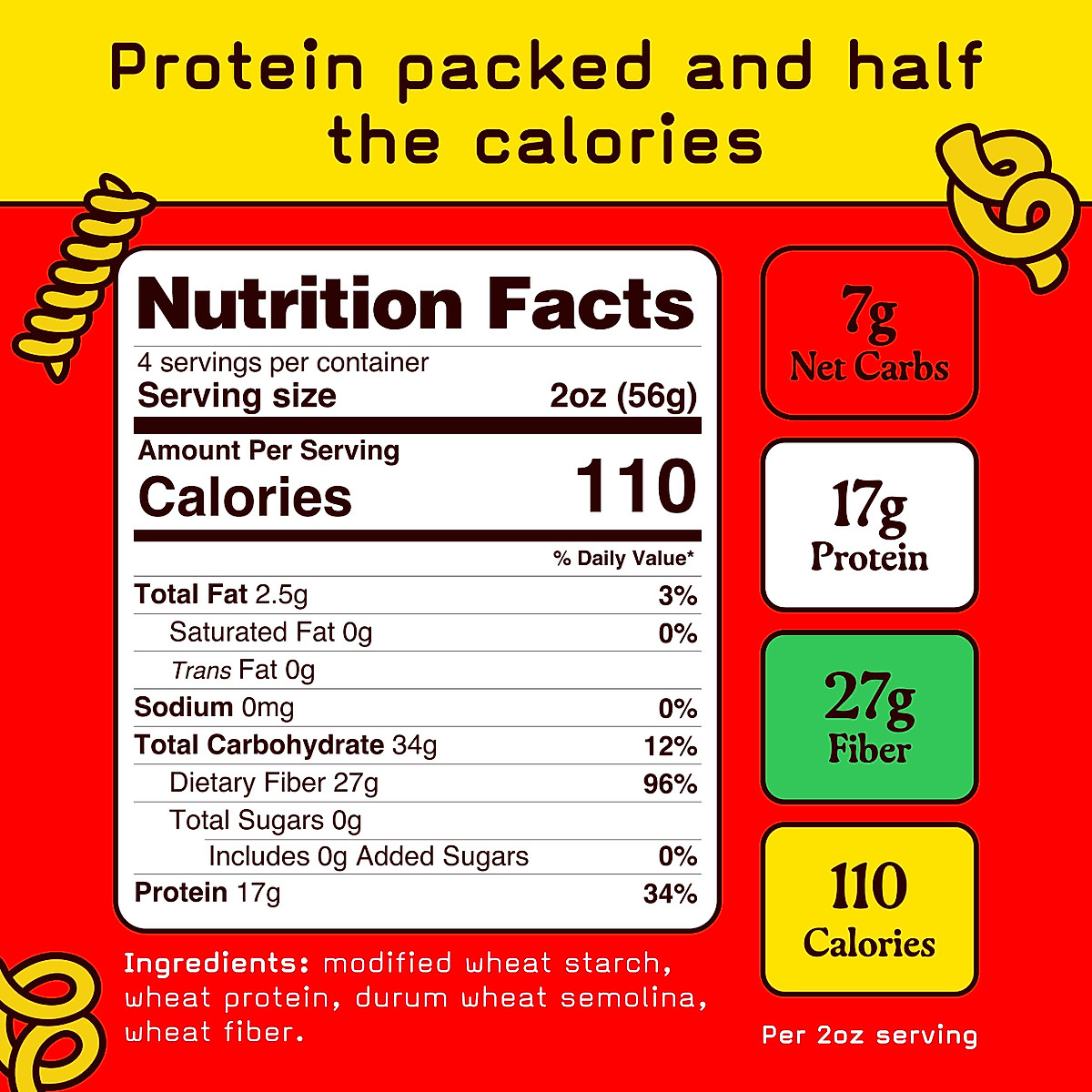 Pete’s Pasta 3 Pack Spaghetti Noodles Pasta 8oz – 7g Low Carb Pasta – 17g High Protein Pasta, Authentic Italian Keto Pasta Noodles, Healthy Low Calorie Spaghetti Pasta, Wheat Pasta Imported from Italy