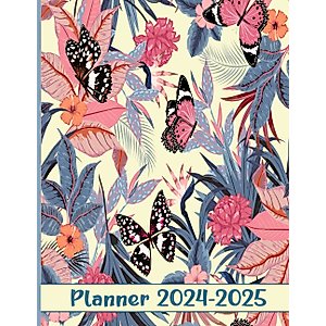 Planner 2024-2025:Jan 2024- Dec 2025 Monthly & Weekly Planner, Academic Planner 2024-2025, a Two-year Planner To Plan And Organize Your Goals For The Upcoming Years.