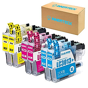 INNERTECK Replacement Ink Cartridges Compatible for Brother LC3013 XL 3013 High Page Work with Brother MFC-J491DW MFC-J497DW MFC-J690DW MFC-J895DW Printer (6 Pack, 2 Cyan,2 Magenta,2 Yellow)