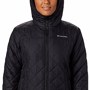 Columbia Women's Copper Crest Hooded Jacket, Black, 3X Plus