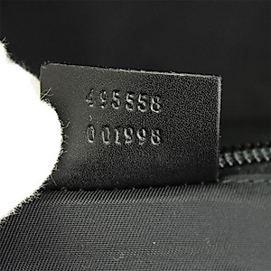 Gucci Shelly Black Nylon Backpack 495558