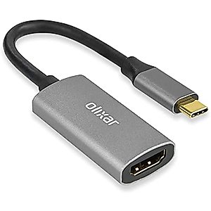 Olixar USB C to HDMI Adapter 4K for Smartphone, Laptop, MacBook and More - Display Your Device Screen on Your TV, Monitor or Projector in up to 4k @ 60Hz Resolution