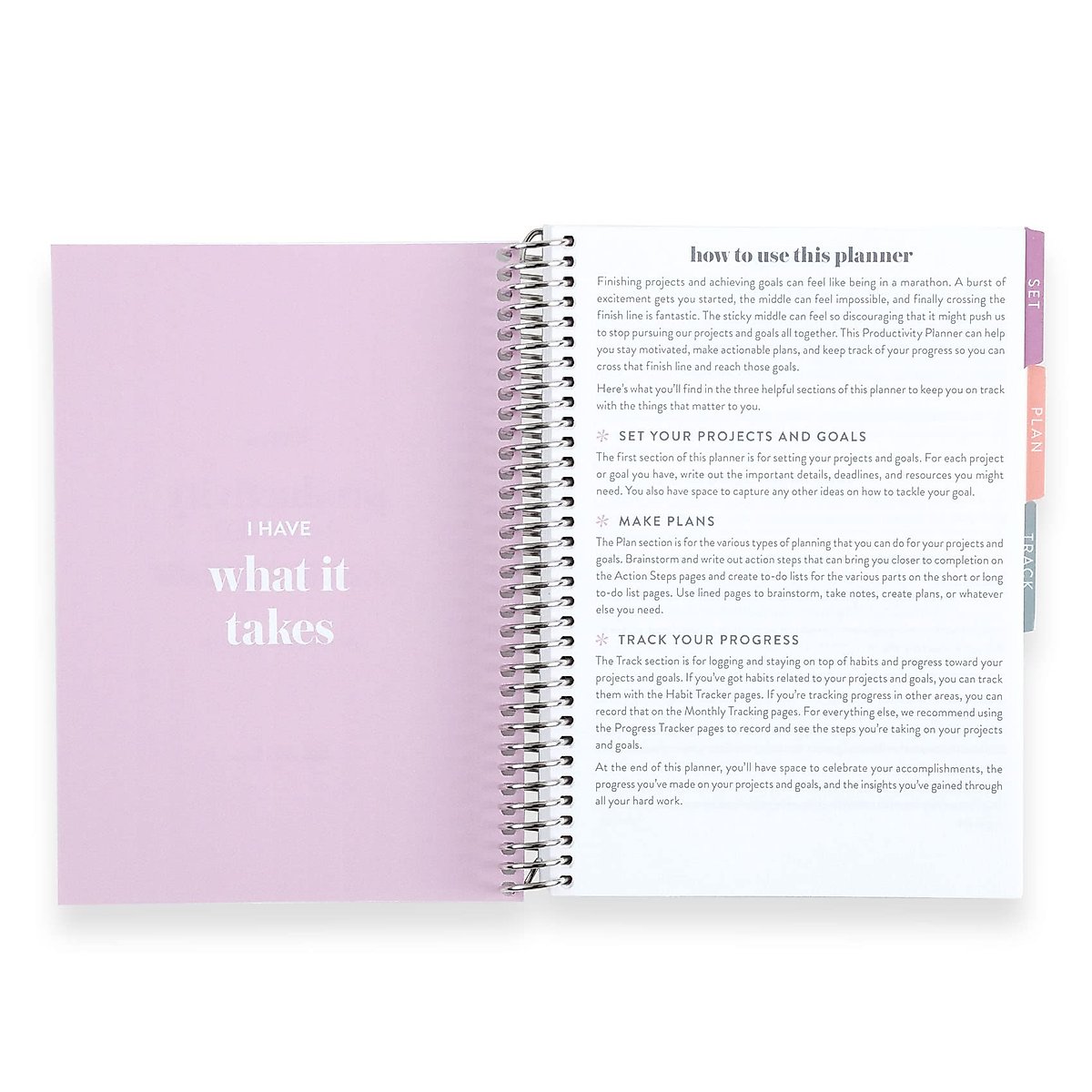 A5 Coiled Productivity Planner | All-in-One Project Checklists, Habit & Progress Trackers, Monthly Check-in's, Organizer & Journal | 160 pages, 80 lb. Mohawk Premium Paper, Designed by Erin Condren