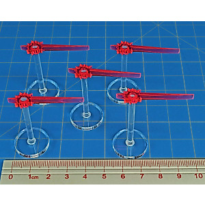 LITKO Laser Beam Stands, Fluorescent Pink (5)
