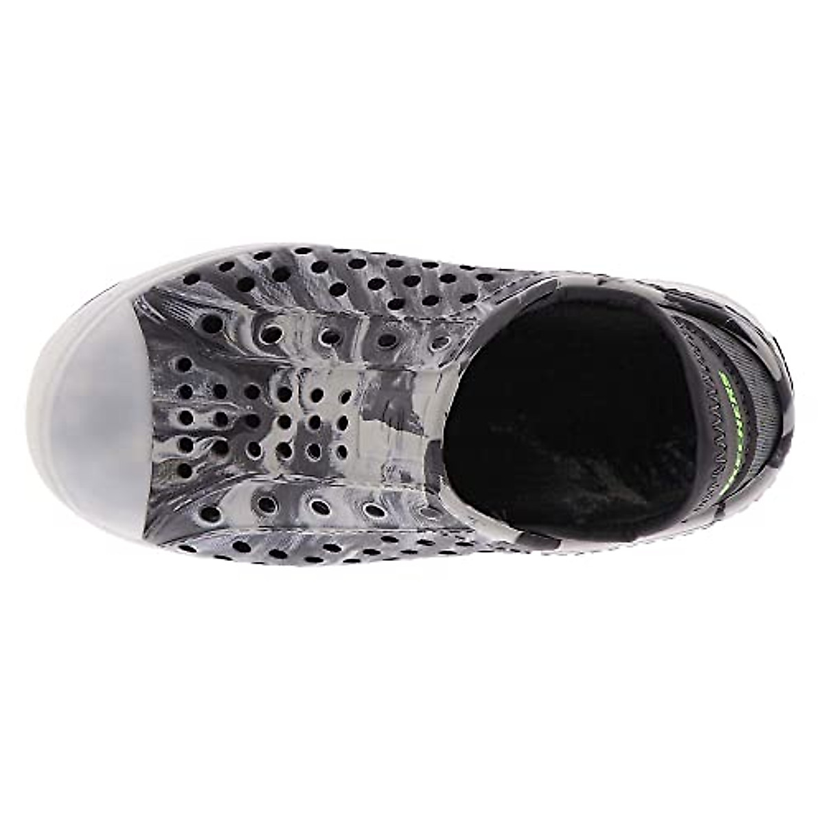 Skechers Baby Boy's Foamies Guzman Flash Marblized Slip-On 402021N (Toddler) Charcoal/Gray 9 Toddler M
