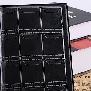 Album for Collectors, 120 Pockets Collection Book Holder, Collecting Album Supplies for Pennies, Quarters, Stamp (Green)