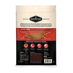 Barkworthies USA Hickory Smoked Chicken Jerky Dog Treats 4 oz - Amazing Aroma, Great Taste - All Natural Smoked Dog Jerky Treats - High Protein Real Chicken Breast Premium Dog Chews