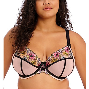 Elomi Carrie Underwire Plunge Bra Ballet Pink 40K (US 40O)