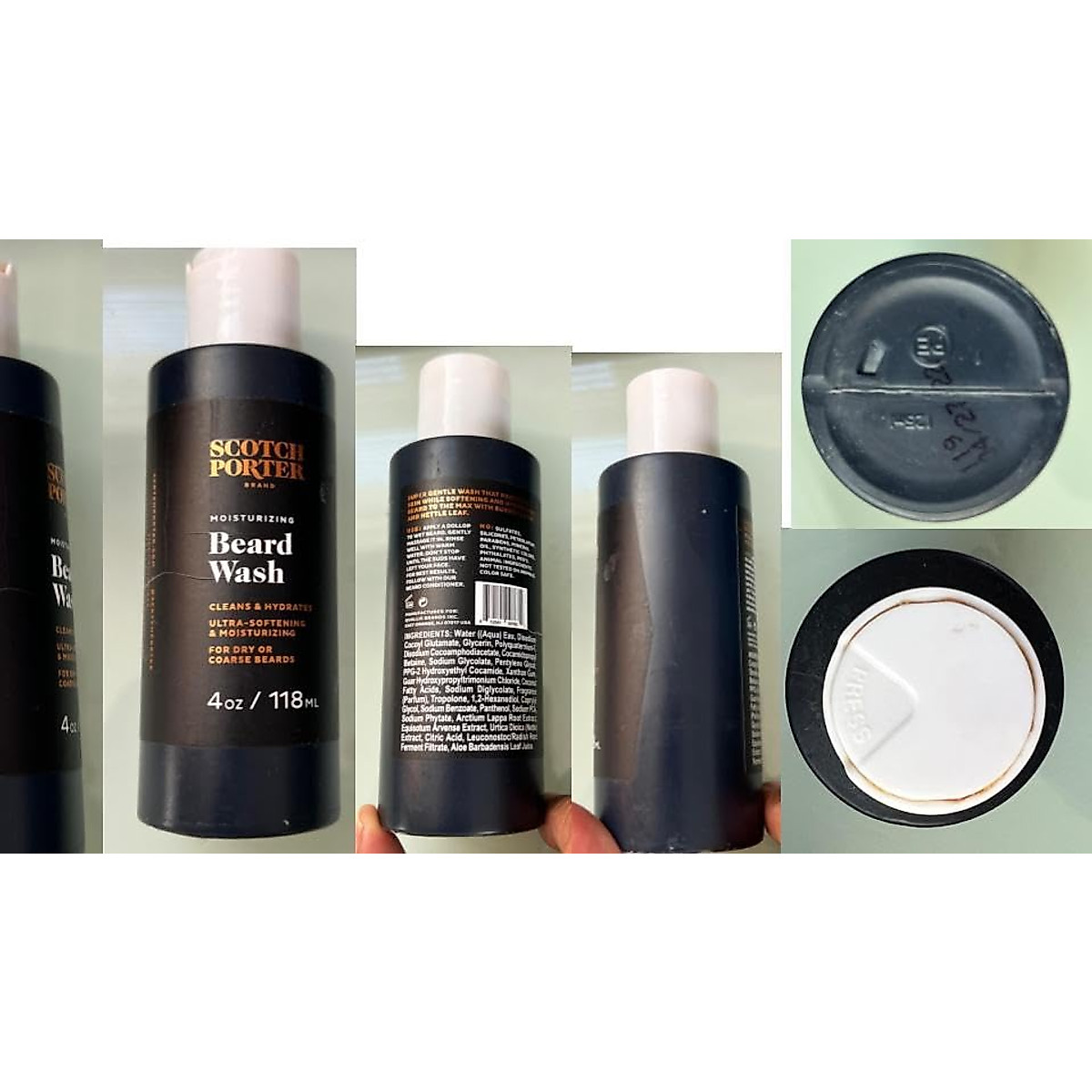 Scotch Porter Beard Kit | Includes Beard Wash, Beard Conditioner, Beard Balm, and Beard Serum | Formulated with Non-Toxic Ingredients, Free of Parabens, Sulfates & Silicones | Vegan