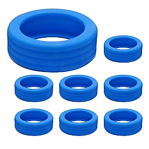 FUUZIO Luggage Wheels Cover, 8 Pcs Silicone Wheels Cover for Most Luggage, Washable Suitcase Cover Protector Anti Scratch Suitcase Cover Carry On Luggage Wheels Cover for Women Men