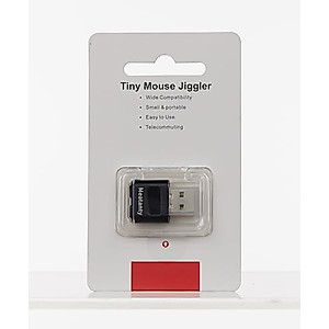 Meatanty Metal Tiny Mouse Jiggler, USB Mouse Mover Undetectable, Automatic Shaker with Separate Mode and ON/Off Buttons, Mouse Moving Device LED Screen, Wiggler Giggler Keep Computer/PC/Laptop Awake