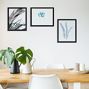 NAOKBOEE 12x17 Picture Frame in Black, Photo Frames with Plexiglass, Horizontal and Vertical Formats for Wall Mounting