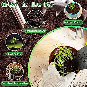 Riare 12pcs Organic Coco Coir Bricks Soil Blocks- 100% Natural Compressed Coco Peat Brick Coconut Fiber Substrate with Low EC& pH Balance, High Expansion Coco Coir Pith Coconut Husk for Garden