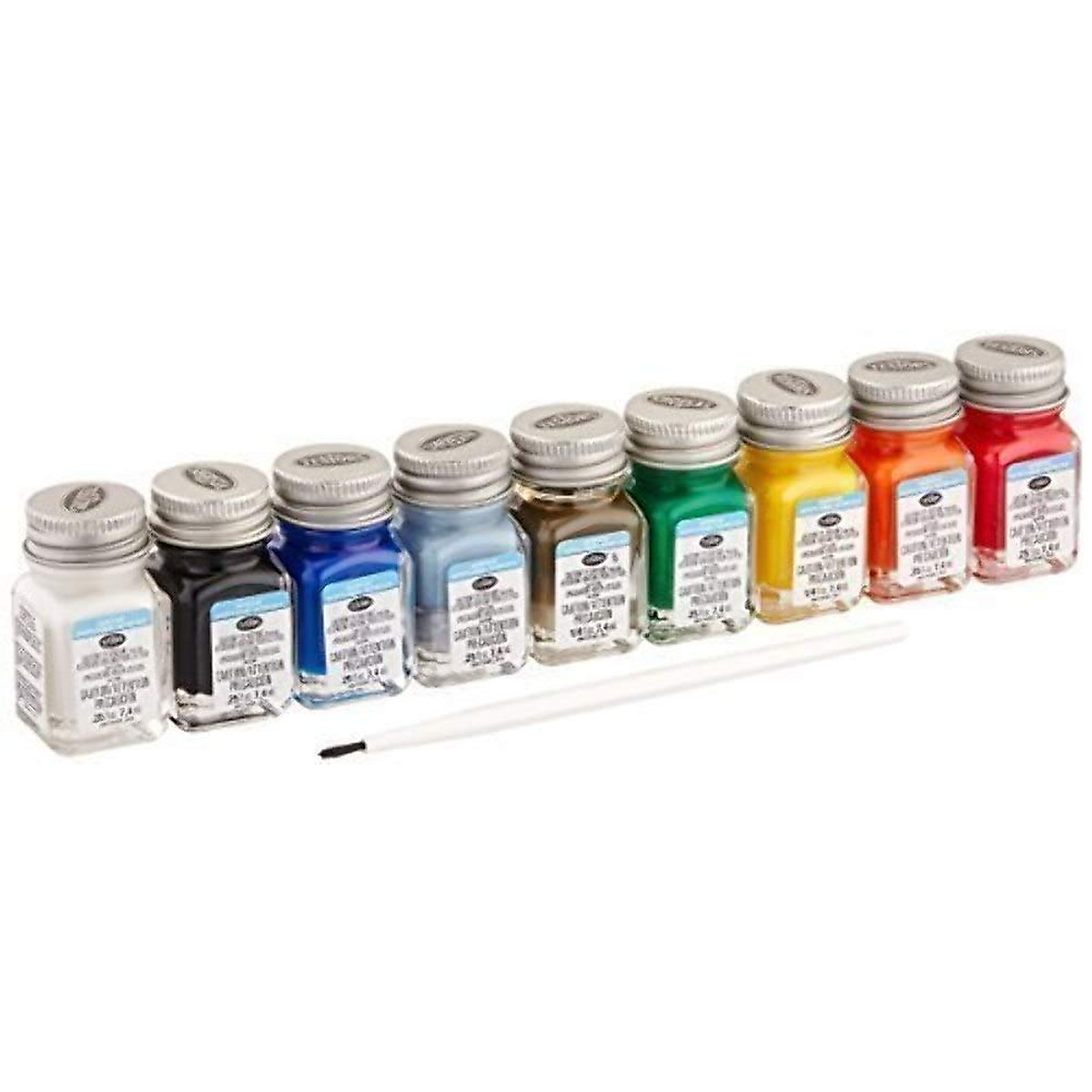 Testors Acrylic Value Finishing Paint Set - 9196T,Multicolor