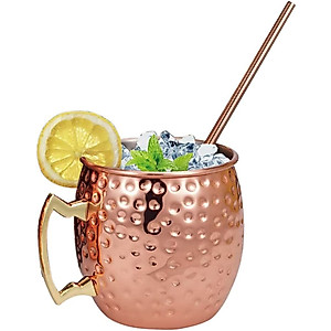 Bltjy Cocktail mug Moscow mule mugs Copper beer mug Copper coffee mugs Kitchen moscow mule Copper mugs Copper mugs Father in law christmas gifts