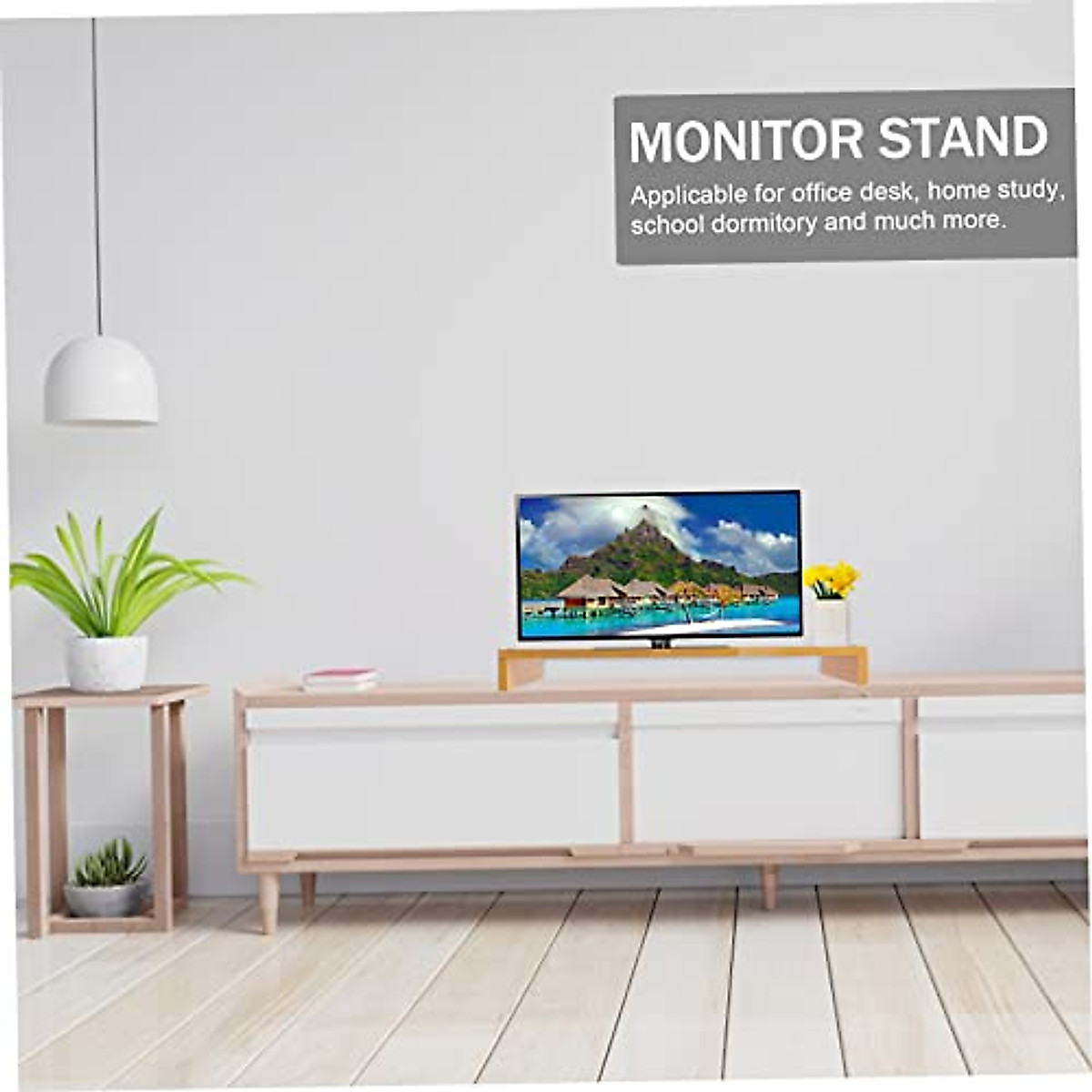 LIGHTAOTAO monitor stand laptop stand printer stand desk computer stand corner tv mount computer riser screen riser Monitor Riser Desk Organizer television bracket booster lifting frame shelf