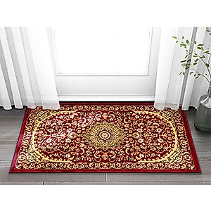 Well Woven Timeless Aviva Traditional Red 2'3" x 3'11" Area Rug