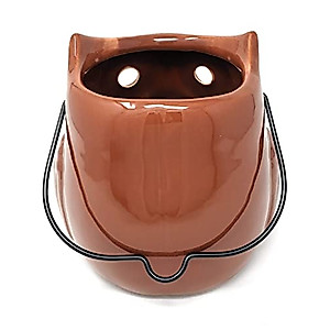 Yankee Candle Pierced Owl Lantern-Style Large Jar Candle Holder with Decorative Cutouts