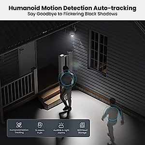 ieGeek Security Camera Outdoor with Spotlight 1080P HD Full Color Night Vision Video Surveillance Camera, Wireless WiFi Smart Home Cameras 360°PTZ with Motion Detection, Alerts, 2 Way Audio, IP65…