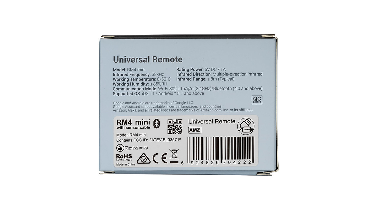 BroadLink RM4mini Smart Remote Hub for Universal Home Control