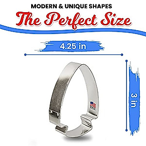 Arrowhead Cookie Cutter 4.25 Inch – Made in the USA – Foose Cookie Cutters Tin Plated Steel – ArrowHead Cookie Mold