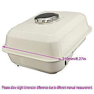 TOPEMAI 17510-ZE1-030ZA Fuel Tank for Honda GX200 GX160 GX140 Engine Replaces 17510-ZE1-020ZA