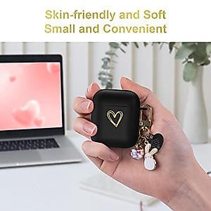2 Pack Aiiko Airpods 2nd 1st Generation Case with Keychain