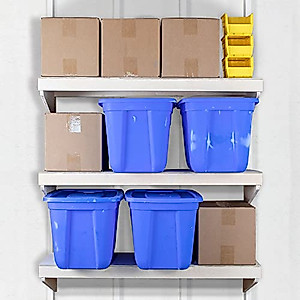 SHEDorize 3-Tier Wall Shelf - Unfinished Shelf for Wall (16" x 48") - Made in The USA - Perfect Wall Mounted Shelf for Bedroom, Office, Bathroom, Storage Room, etc