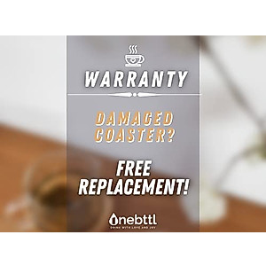 Best Retirement Gifts for Women, 4 Pcs Retirement Coasters for Drinks Absorbent with Holder and Corked Back, Unique Present for Retired Women, Retirement Gifts for Grandma, Boss Lady, Nurse, Teacher