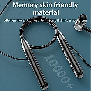 TOP Bluetooth Neckband Headphones with 24 H Playtime, 10 mm Drivers, Flexible V5.0 Wireless Headset w/Mic Sports Earbuds for Gym Running HD Stereo Bass Noise Cancelling Earphones for IPhone Samsung LG