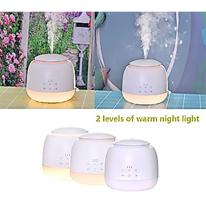 Vonokee Aromatherapy Essential Oil Diffuser,White Noise Machine,Mist Humidifier with 7 LED Color Lights,10 Soothing Sounds,Night Light,Timer, Waterless Auto Shut off Sleep Sound Machine (White)