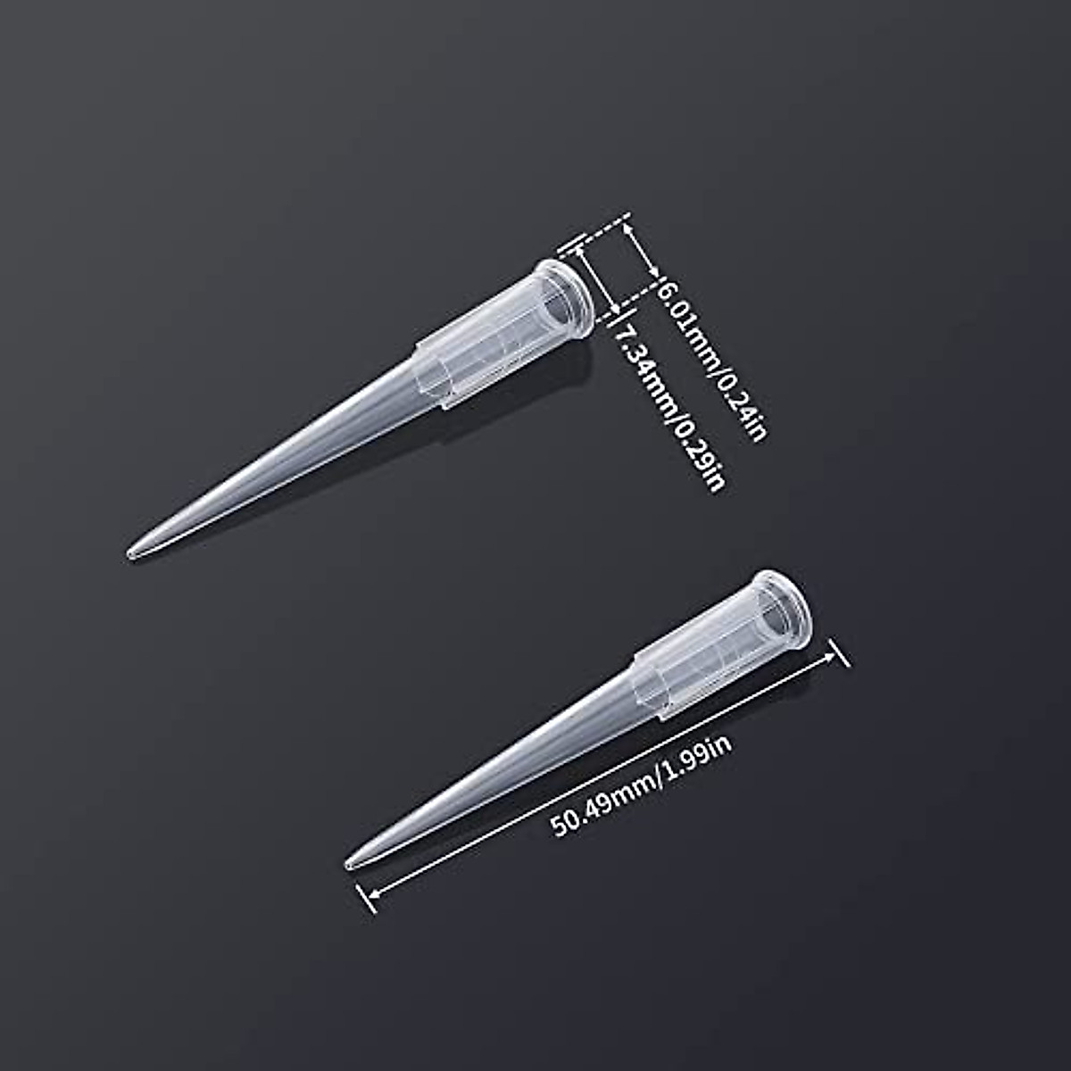 200uL Pipette Tips 960pcs- Four E's Scientific Universal 200ul Pipettor Tips Racked Non-pyrogenic DNAse/RNAse Free Autoclavable 10 Racks 96 Tips/Rack (960 Tips)