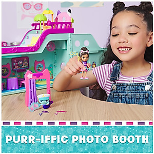 Gabby’s Dollhouse, Gabby Cat Friend Ship, Cruise Ship Toy with 2 Toy Figures, Surprise Toys & Dollhouse Accessories, Kids Toys for Girls & Boys 3+