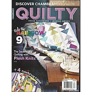 FONS & PORTER, QUILTY, FRESH PATCH WORK + MODERN QUILTS JULY/AUGUST, 2018
