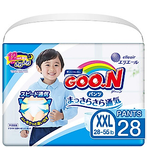 Elleair GOO.N Soft-fit Diaper for Boys, 28 Count, X28
