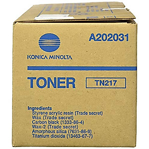 Konica-Minolta Genuine OEM Brand Name KMBS Toner Cartridge for Bizhub 223/283 A202031 (17.5K Yield) TN217