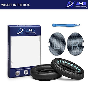 AHG Premium SoundLink AE2 Ear Pads Cushions Compatible with Bose SoundLink AE2 / Bose SoundLink Around Ear ii Wireless Headphones (Black). Premium Protein Leather | Extra Thick Soft High-Density Foam